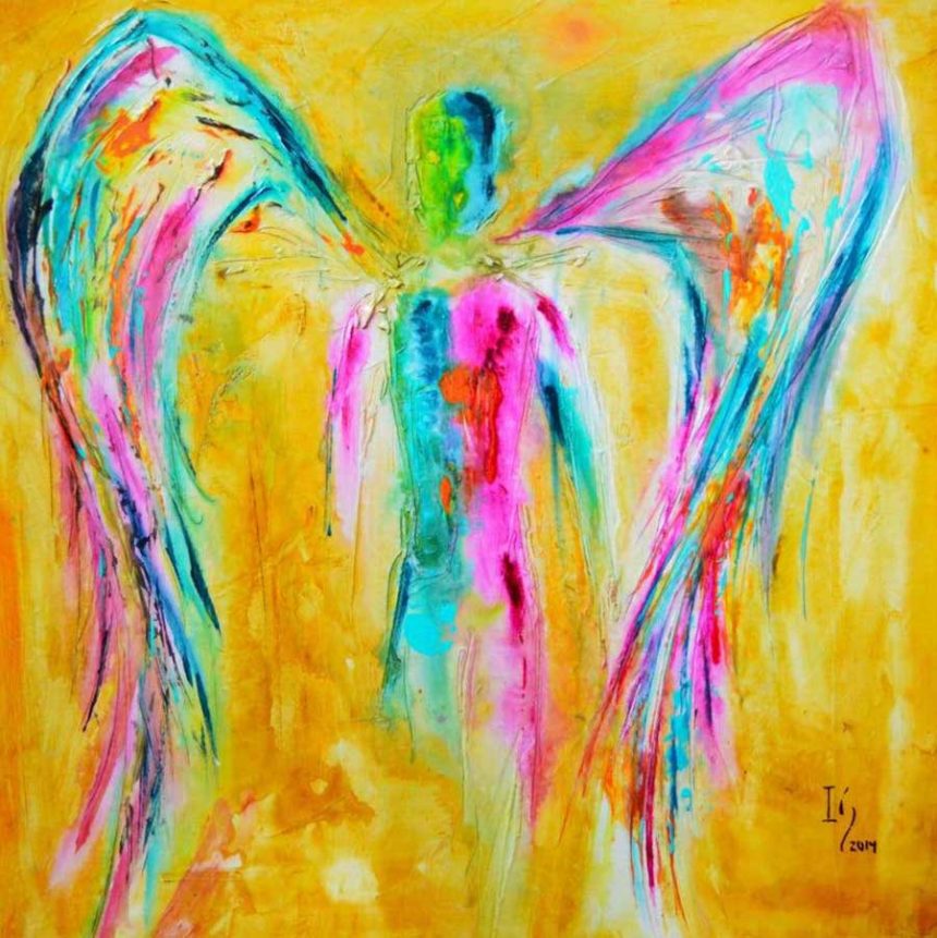 Shop Angel Paintings, Posters & Prints - Ivan Guarderrama Art Gallery
